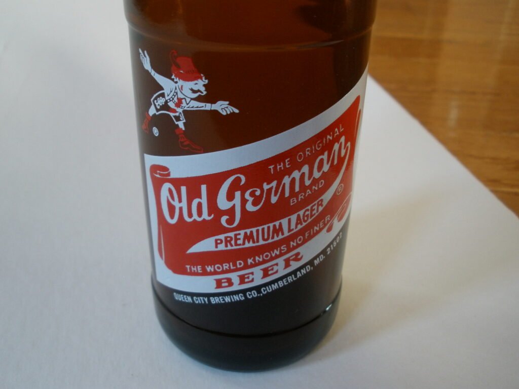 Vintage OLD GERMAN BEER BOTTLE – Queen City Brewing – Cumberland, MD ...