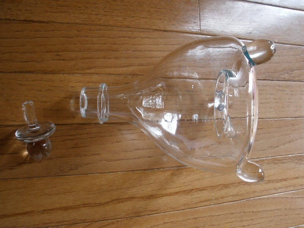 Vintage GLASS FLY CATCHER – GLASS TOPPER – SUPERNOVA ANTIQUES