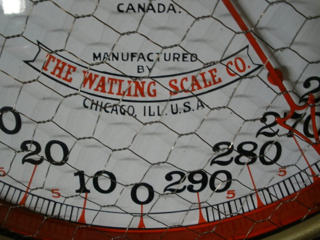 Early 1900s WALTING SCALE – GUESS YOUR WEIGHT – PENNY COIN OP ...
