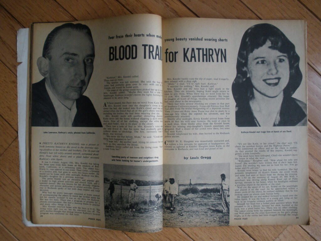 1959 True Crime Pulp Magazine – POLICE FILES – SUPERNOVA ANTIQUES