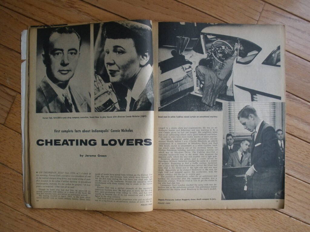 1959 True Crime Pulp Magazine – POLICE FILES – SUPERNOVA ANTIQUES