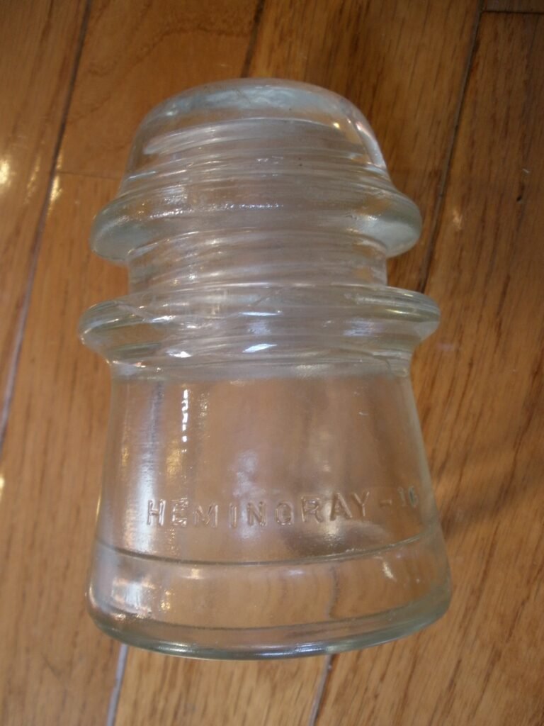 GLASS INSULATOR – Hemingray -16 — 17A – Glass Bell – SUPERNOVA ANTIQUES