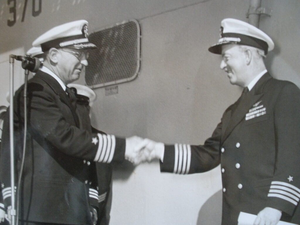 WWII US Navy Change of Command Ceremony – USS Cass Destroyer ...