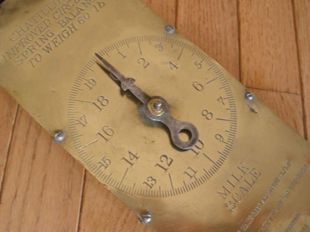 Early 1900s BRASS CHATILLON’S MILK SCALE – 60 LB Capacity – SUPERNOVA ...
