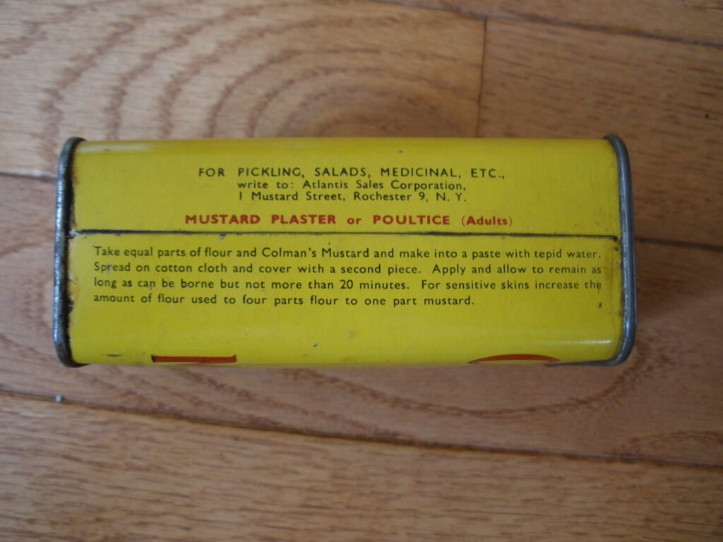 Mid-Century COLMAN’S MUSTARD TIN – England – SUPERNOVA ANTIQUES