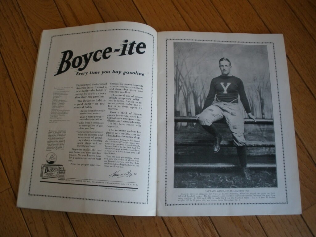 1924 ARMY CADETS vs YALE BULLDOGS FOOTBALL Souvenir Program – SUPERNOVA ...