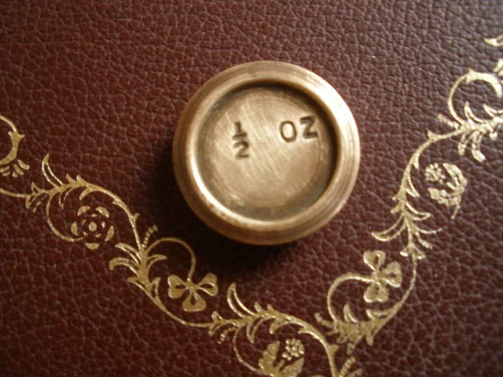 Vintage NESTED STACK of FOUR BRASS PANCAKE SCALE WEIGHTS – SUPERNOVA ...