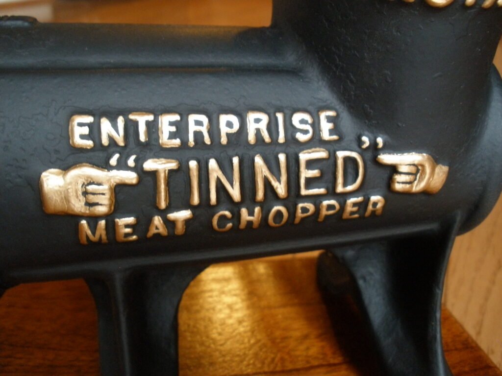 Early 1900s ENTERPRISE MEAT CHOPPER No 12 – Presentation Block ...
