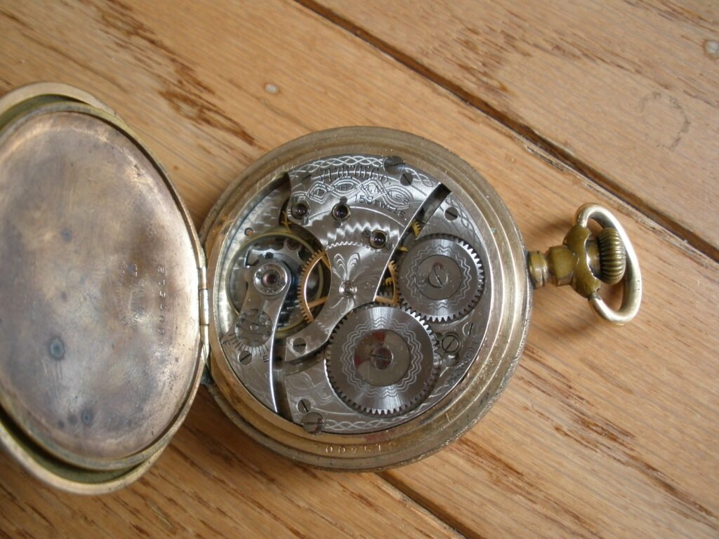 Working 1912 GOLD PLATED WALTHAM 15 JEWEL POCKET WATCH – Waltham, MA ...