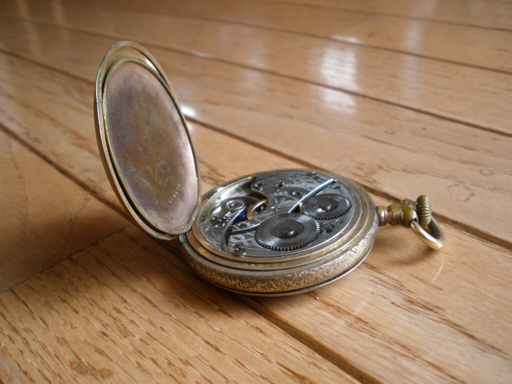 Working 1912 GOLD PLATED WALTHAM 15 JEWEL POCKET WATCH – Waltham, MA ...