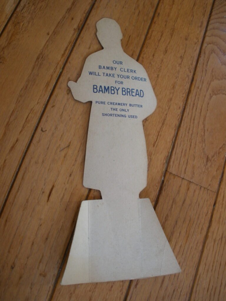 Rare 1930s BAMBY BREAD STORE DISPLAY CARD – Advertising – SUPERNOVA ...