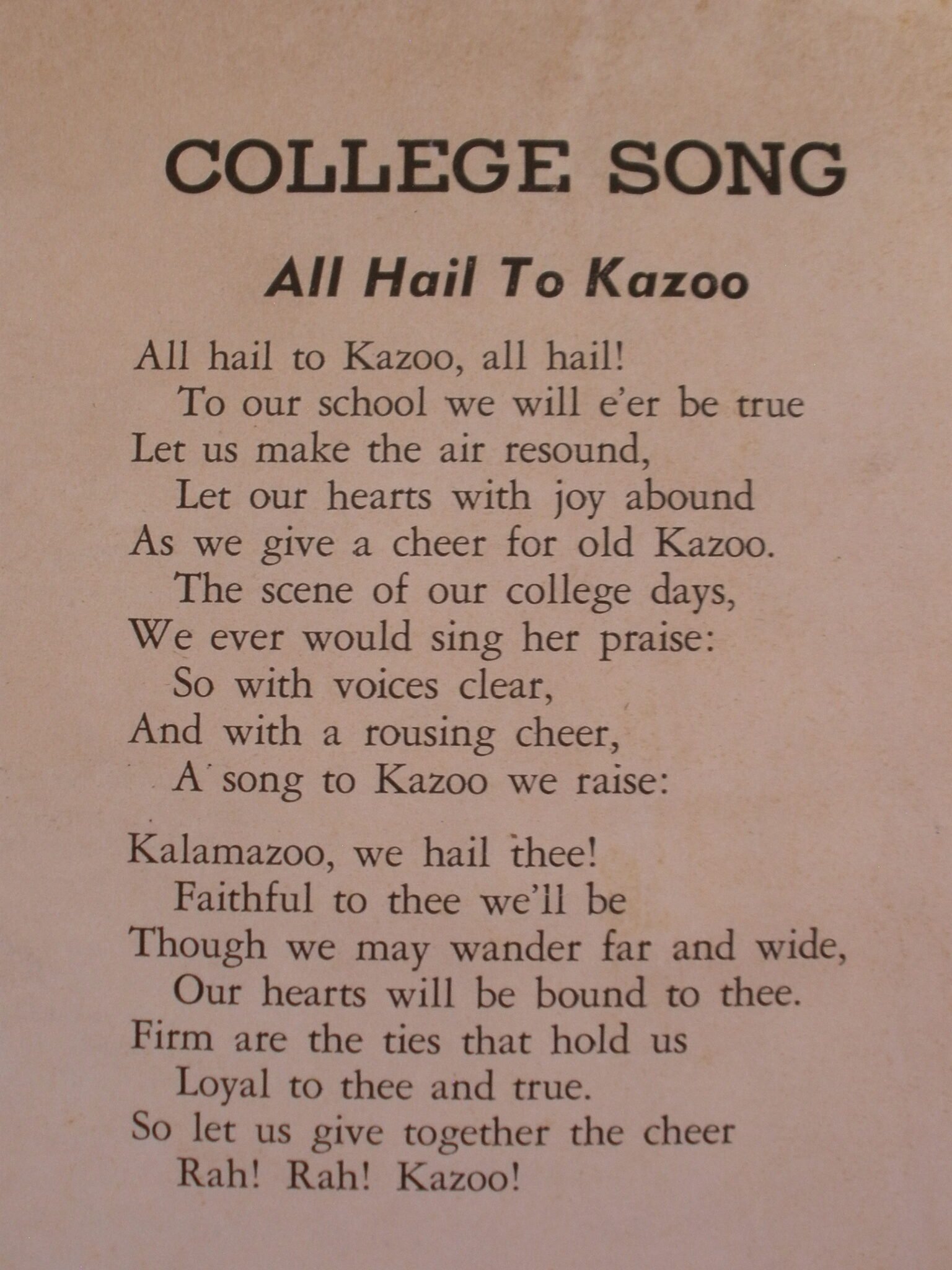 ORIGINAL 1949 KALAMAZOO COLLEGE – DE PAUW UNIVERSITY FOOTBALL PROGRAM – SUPERNOVA ANTIQUES